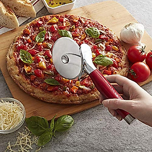 KitchenAid Gourmet Pizza Wheel, 9-Inch, Red