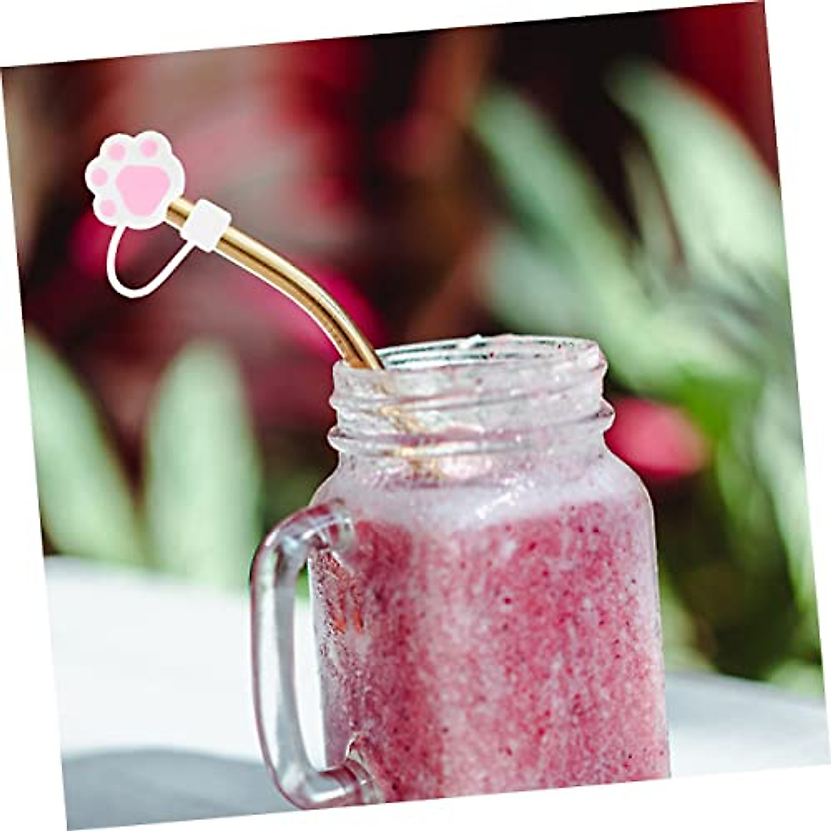 Yardwe 6pcs Straw cap straw cover cap straw topper cute straw covers straw covers for reusable straws Straw Plugs 6-8 mm straw tip cover glass straws universal Pipette tip girl