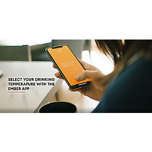 Ember Temperature Control Travel Mug 2, 12 oz, Black, 3-hr Battery Life - App Controlled Heated Coffee Travel Mug - Improved Design