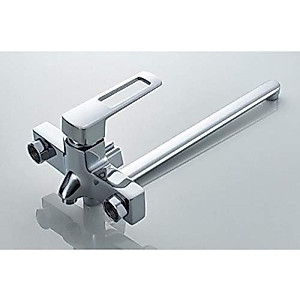 Kitchen Taps Bathtub Faucet With Handheld Wall Mounted Long Spout Shower Bathroom Faucet Mixer Bath Shower Bathtub Faucets