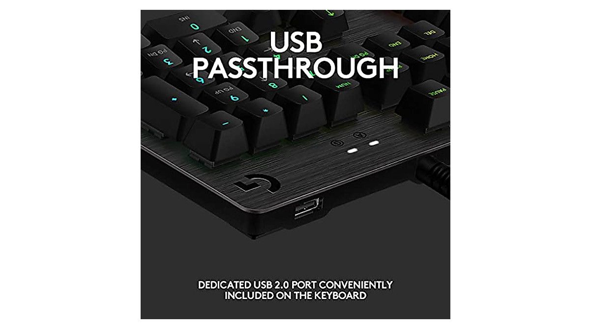 Logitech G513 Carbon LIGHTSYNC RGB Mechanical Gaming Keyboard with GX ...