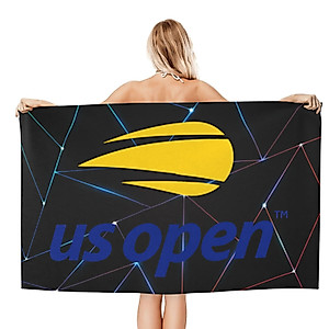 Lujzwop Us Open Tennis 2023 Beach Towel, Oversized Pool Towel, Quick Dry Microfiber Beach Towel for Men and Women