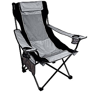 Kijaro Sling Camping Chair, One Size, Hallett Peak Gray