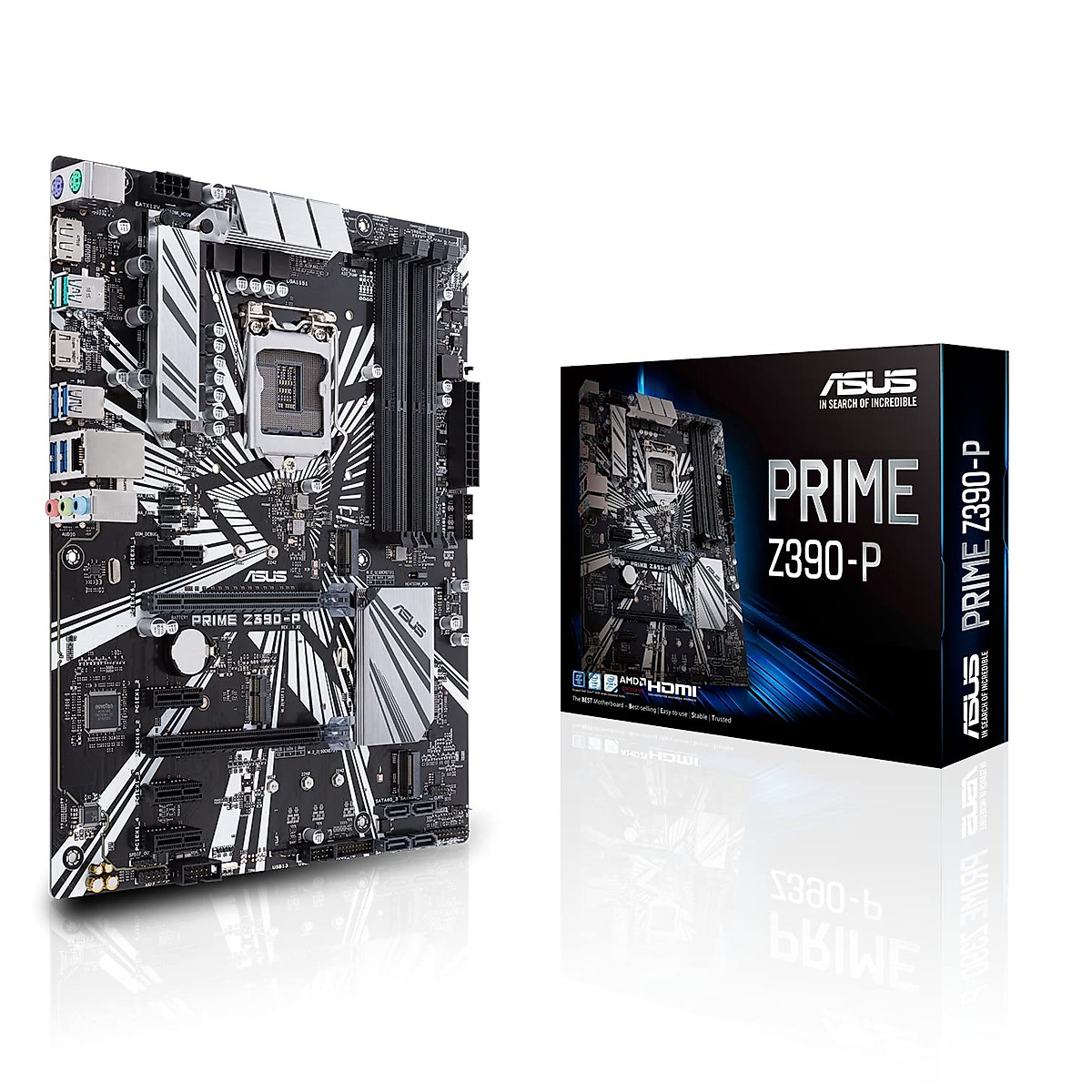ASUS Prime Z390-P LGA1151 (Intel 8th and 9th Gen) ATX Motherboard for Cryptocurrency Mining(BTC) with Above 4G Decoding, 6xPCIe Slot and USB 3.1 Gen2