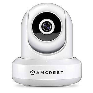 Amcrest 1080P WiFi Security Camera 2MP Indoor Pan/Tilt Wireless IP Camera, IP2M-841W (White)