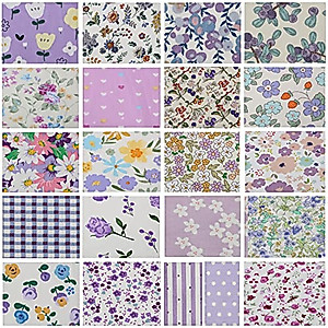 Purple Series Charm Pack by Nodsaw; 42-5" Cotton Fabric Quilt Squares