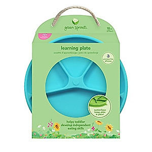green sprouts Learning Plate