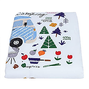 OKOVO Urine Pad,Baby Changing Nappies Pad,Waterproof Baby Cotton Urine Mat,Breathable Newborn Baby Mattress Urine Infant Diaper Pad, Nappy Urine Diaper Cover (Fox and Bird)