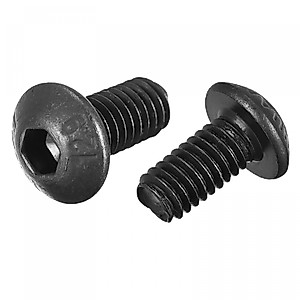 uxcell M4x8mm Hex Socket Button Head Cap Bolts Screws Alloy Steel 100pcs