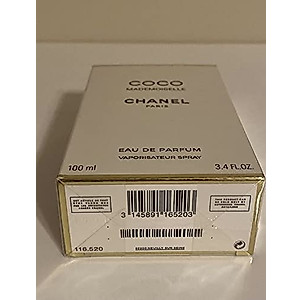 Chanel Coco Mademoiselle Eau de Parfum Spray for Women, 3.4 Fluid Ounce
