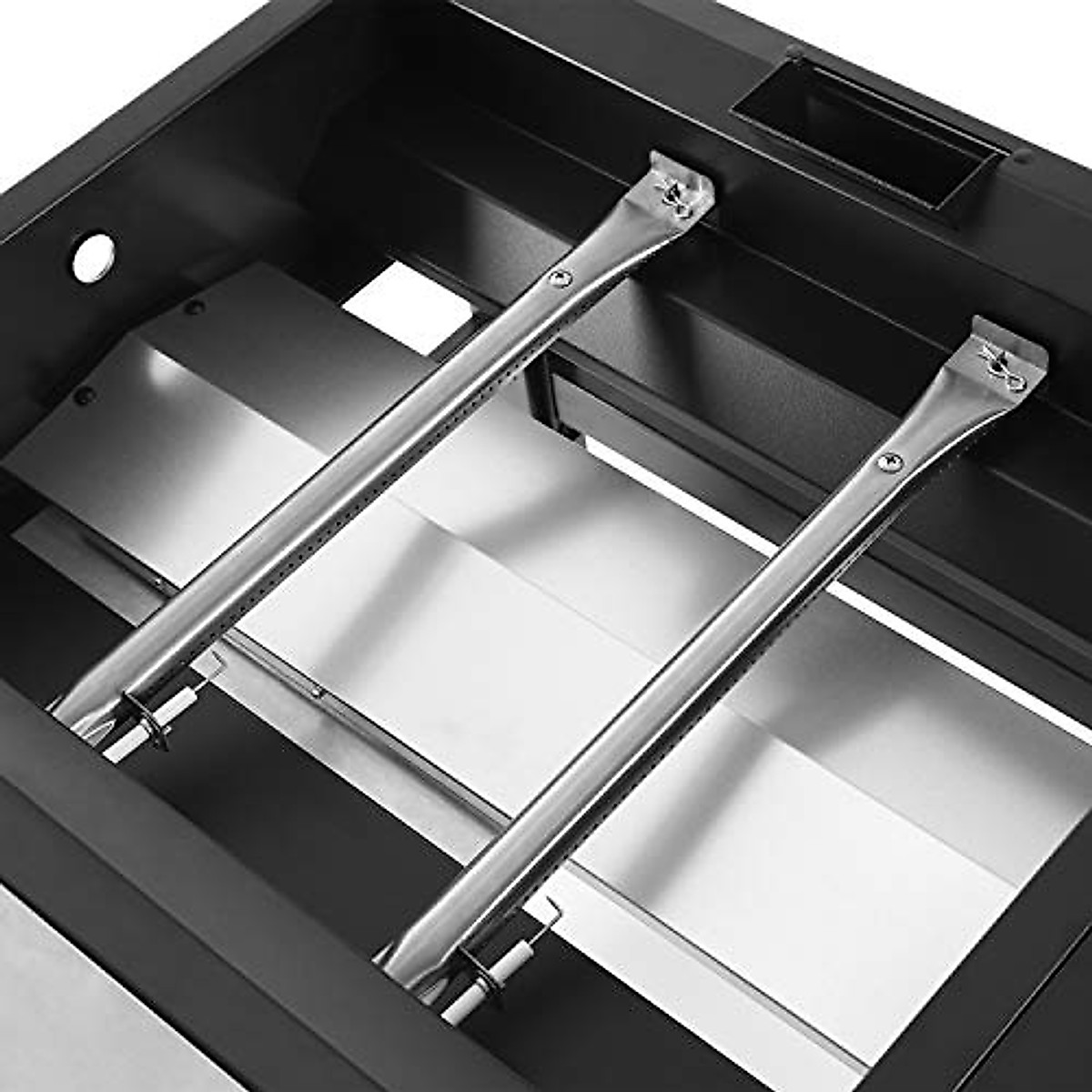 Royal Gourmet Flat Top Grill 2 Burner Outdoor Propane Gas Griddle Comal Para Tacos, Pupusas, Stove Top Grill for Gas Stove, GB2000, Black