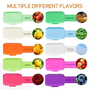 OBTANIM 12 Pack Colorful Braces Wax Dental Care Orthodontic Wax for Braces Wearer (10 Color)