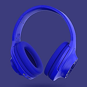 Foldable Bluetooth 5.0 Headset Over Ear, Fashion Wireless Subwoofer Stereo Bluetooth Sport Headphones with 2 Modes for Music Sports Computer Game Comfortable Wear