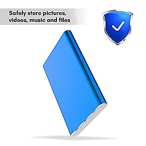 ERYUE 1TB USB3.0 High-Speed Portable Hard Disk 2.5 inch SATA Mobile Hard Drive High-Speed Transmission for PC Laptop Blue