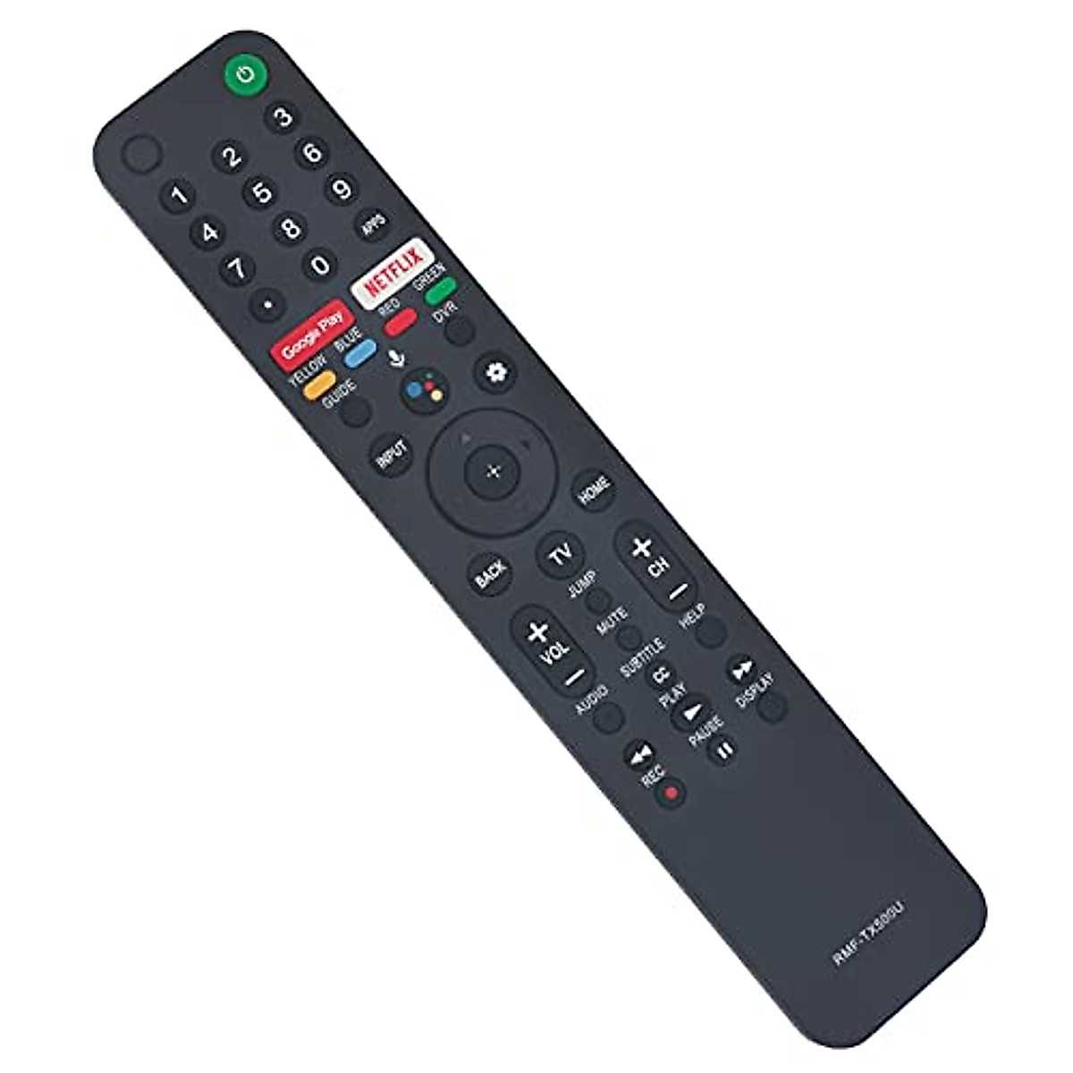 RMF-TX500U Replace Remote Control fit for Sony TV Bravia XBR-55A8H XBR-65A8H XBR-55X950G XBR-65X950G XBR-75X950G XBR-85X950G KD-75X750H KD-55X750H KD-65X750H XBR-43X800H XBR-49X800H XBR-49X950H