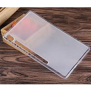 iCoverCase Compatible with Samsung Galaxy Tab S6 10.5 Inch T860/T865 Case, Lightweight Matte Translucent TPU Clear Case -Frosted Clear