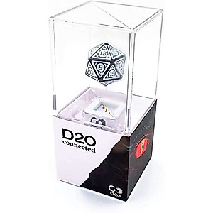 GoDice D20 Connected – The World’s First Connected Polyhedral Dice for Online RPG Play. Connects to Roll20, Foundry VTT, and Discord Platforms. Physical Die, Real-Time Calculations. Cool Tech Inside
