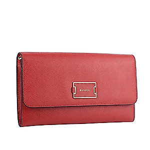 Banuce Top Grains Leather Clutch Wallet for Women Shoulder Purse Ladies Handbag Phone Case Organizer Bag