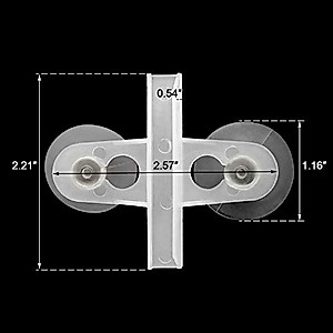 OIIKI 16PCS Aquarium Fish Tank Divider with Suction Cup, Silica Gel Sucker Holders, for Fish Tanks Glass Cover Separating Divider Support Clip Bracket (White)