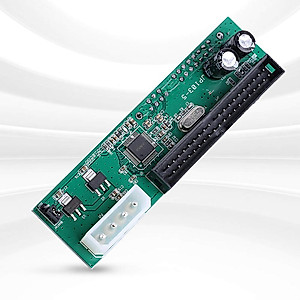 Sanpyl Pata IDE to SATA Hard Drive Adapter, Green, PC