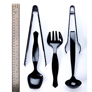Transitions2earth Biodegradable EcoPure Economy Serving Utensils Combo Pack - 18 Count - Earth-Friendly, BPA-Free, Heavy Duty, Heat Resistant, Recyclable Utensils