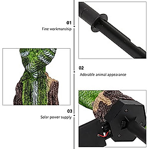 Uonlytech Solar Lantern Bird Stake Solar Parrot Outdoor Patio Decor Solar Light Parrot Garden Decorations Solar Lights for Yard Garden Landscape Green Parrot Patio Figurine Light Outdoor Solar Lights