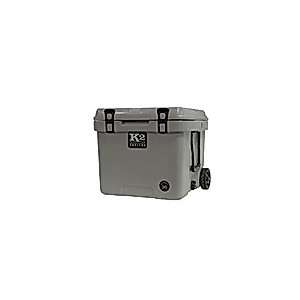 K2 Coolers Summit Wheeled 30 Cooler, Steel Gray
