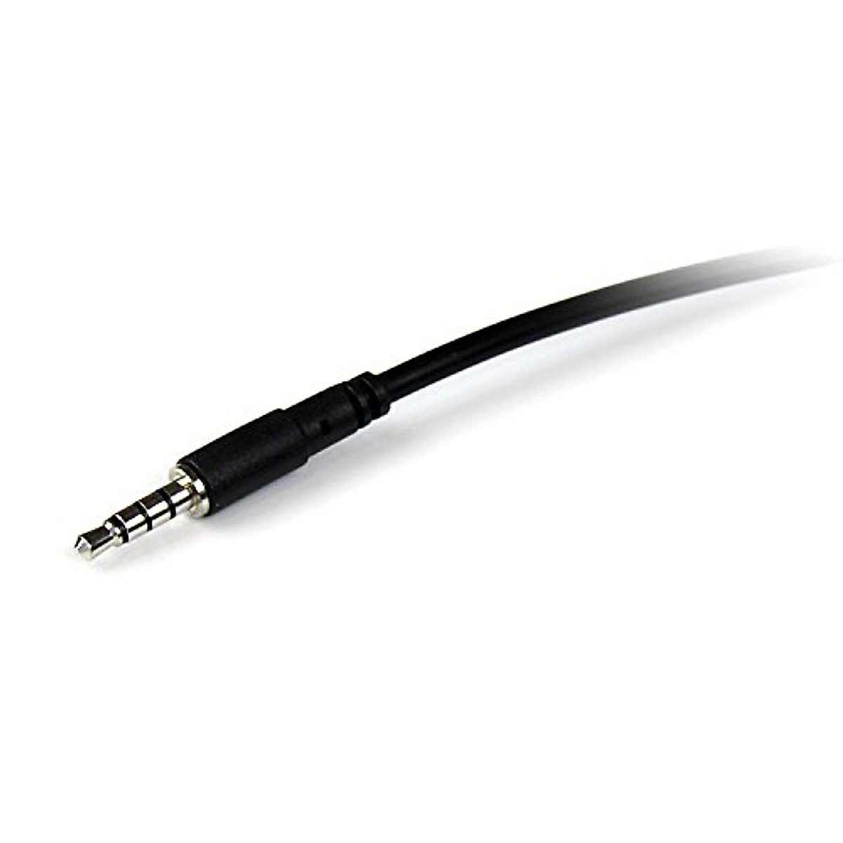 StarTech.com 1m 3.5mm 4 Position TRRS Headset Extension Cable & StarTech.com Headset Adapter, Microphone and Headphone Splitter - Black