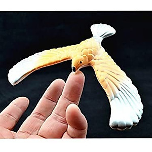 C&H Solutions 5 Pcs Cute Balancing Bird with Clear Triangle Stand (Colors May Vary)