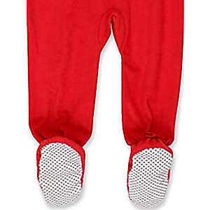 The Grinch Dr. Seuss Toddler Infant Christmas Footed Blanket Sleeper Pajamas (5T, Red)