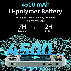 RG405M Retro Handheld Game Console , Aluminum Alloy CNC Android 12 System 4.0 Inch IPS Touch Screen with 128G TF Card 3172 Games Compatible with 5G WiFi and Bluetooth 5.0 (Gray)