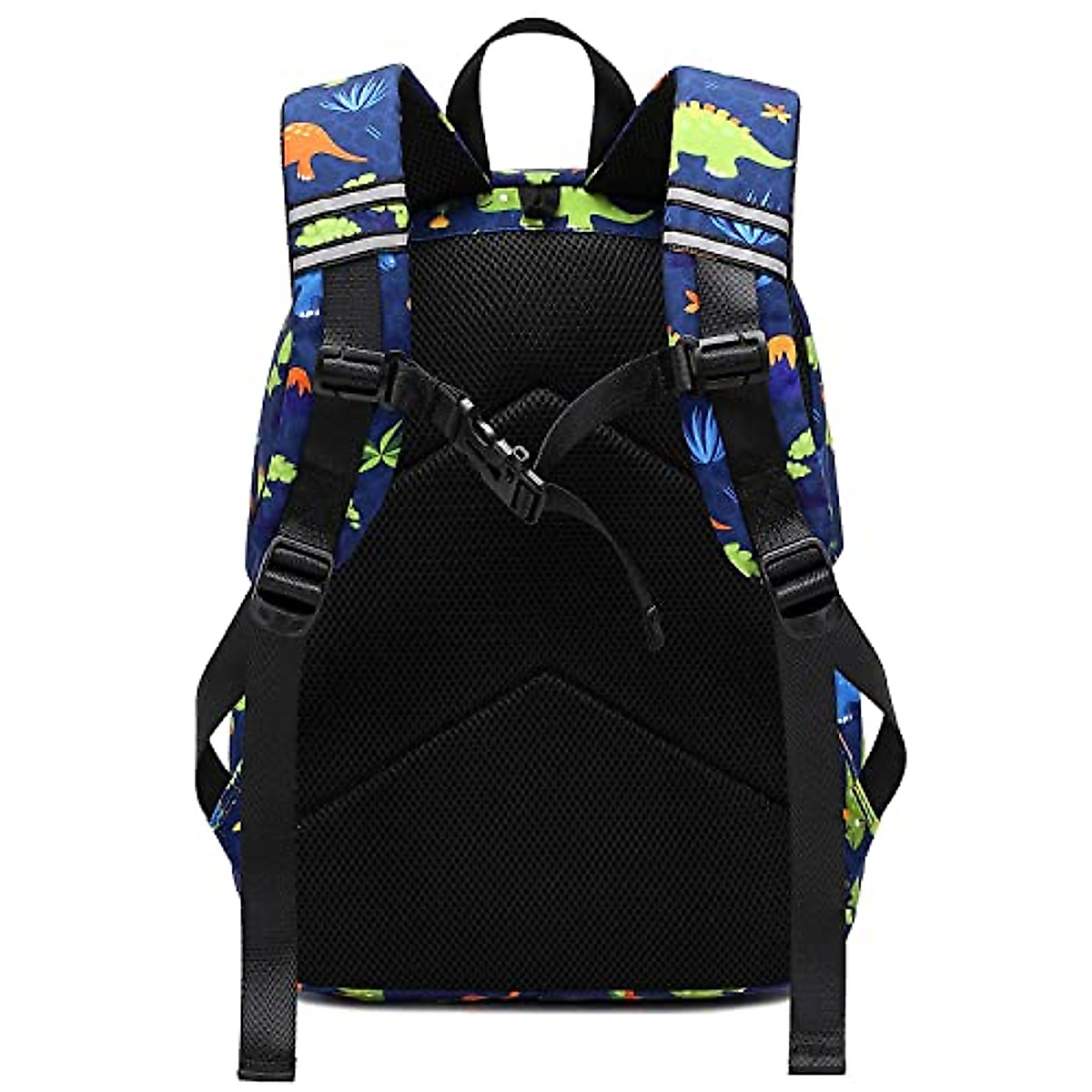 Abshoo Cute Lightweight Little Kids Backpacks for Boys and Girls Preschool Backpack With Lunch Bags(Dinosaur Navy)