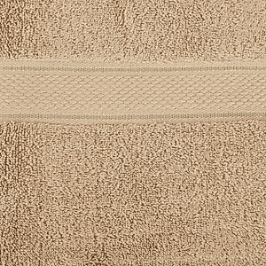 Amazon Brand – Pinzon 6 Piece Blended Egyptian Cotton Bath Towel Set - Driftwood