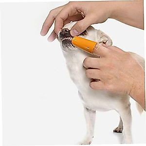 FRCOLOR 3 Sets pet Toothbrush Kitten Toothbrush toothbrushes for Dogs cat Finger Toothbrush Dog chew Brush Dog Dental Care Tool Toothbrush for Dog cat Toothbrush pp Oral Care Household