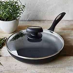 Scanpan ES5 Skillet with Lid, 9.5", Black