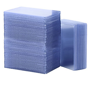 Card Sleeves, 3 x 4 Inch Toploader Card Protector Trading Card Topload Holder Card Protector Holder for Superstar Pokemon, Sports, MTG, Yugioh Card (100PCS)