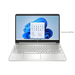 HP 15.6" HD Touch Screen Premium Laptop | Intel Core i5-1135G7 | 8GB DDR4 | 512GB SSD | Intel Iris Xe Graphics | HDMI | Windows 11 Home | Silver | with Stylus Pen Bundle