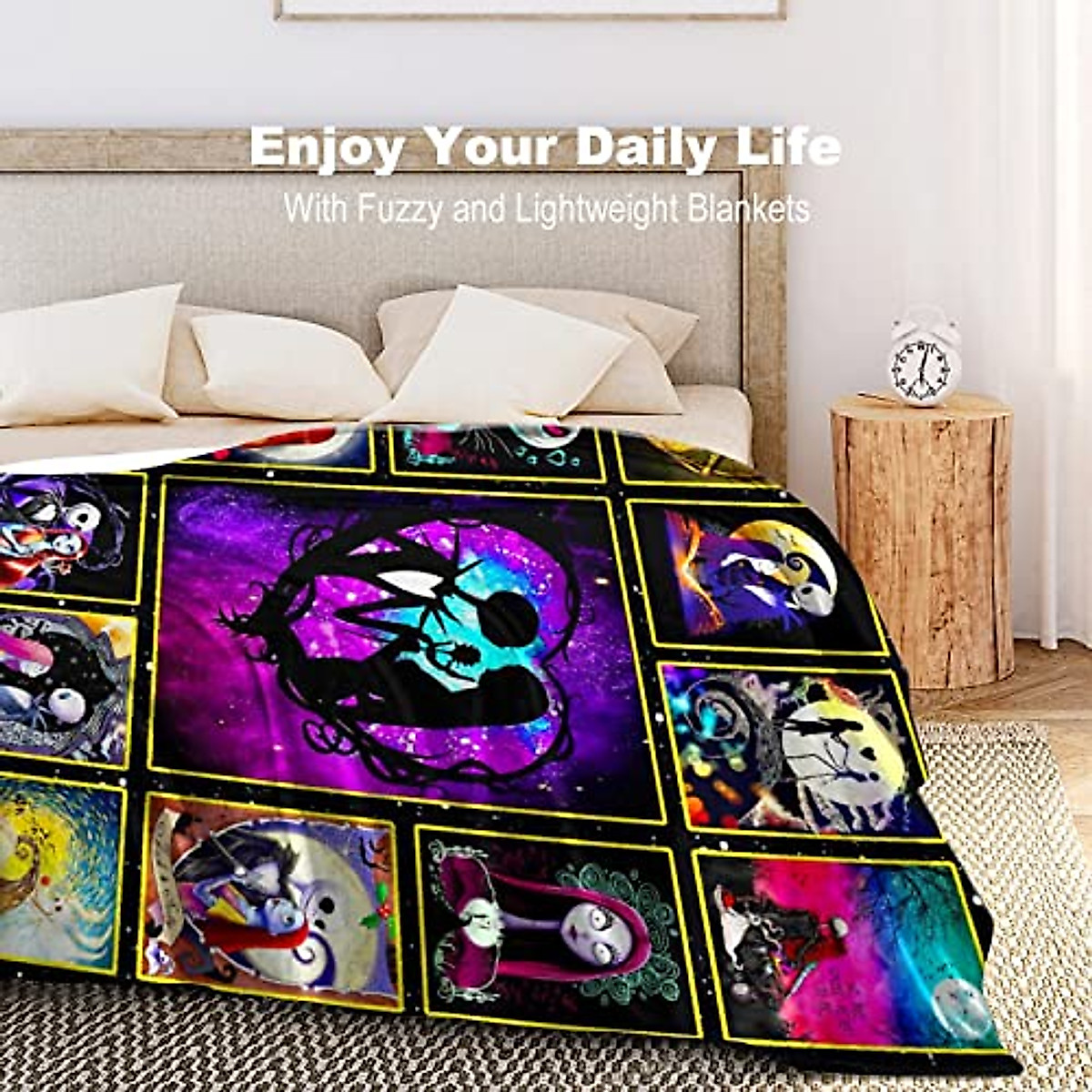 Super Soft Christmas Blanket Throw Flannel Fleece Blankets Bedding Gifts for Kids Adults Bed Sofa Living Room All Season 50"X40"