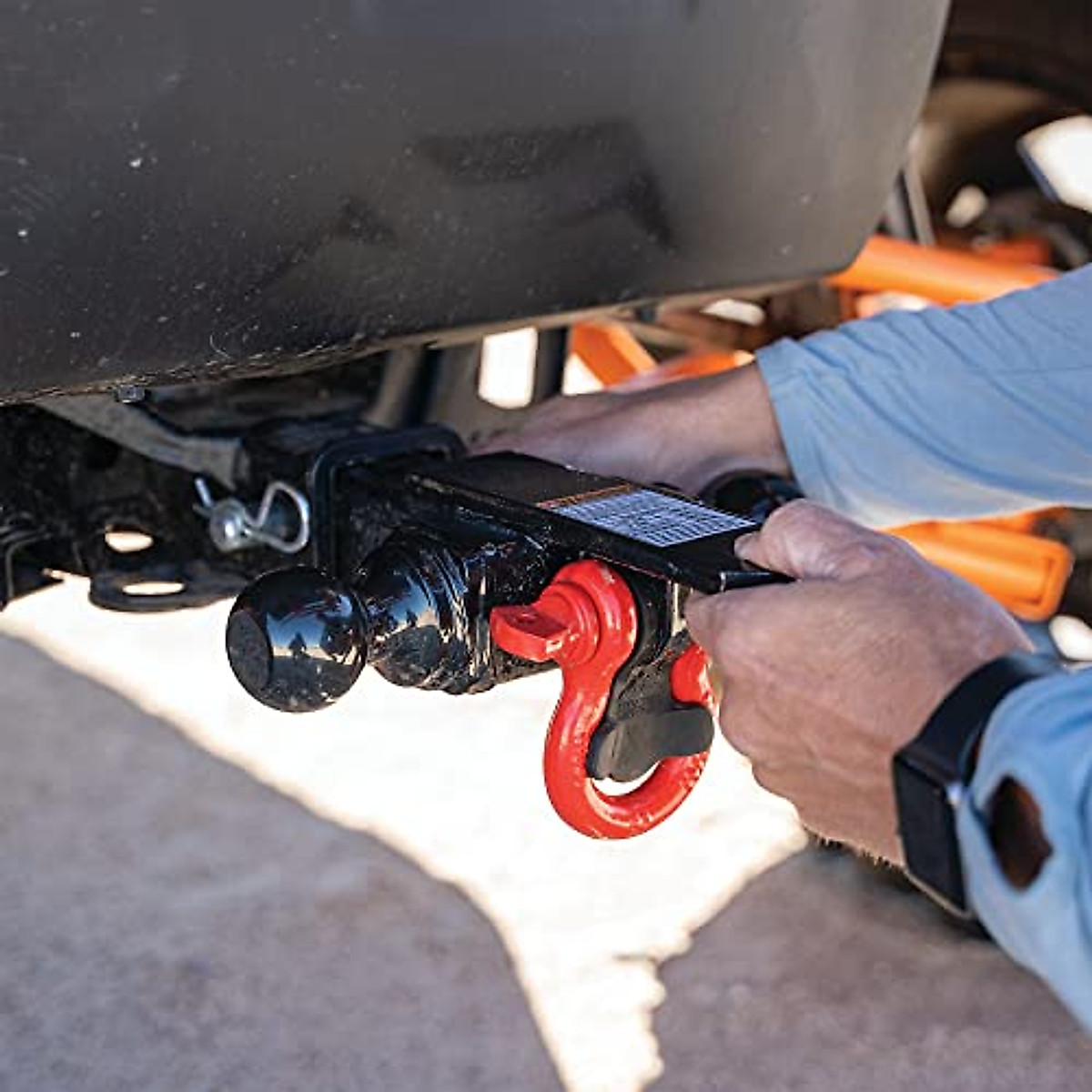 ATV/UTV Tek Elite 4-Way Hitch 1/7/8", 2" Ball mounts | Pin Pull | Towing Shackle