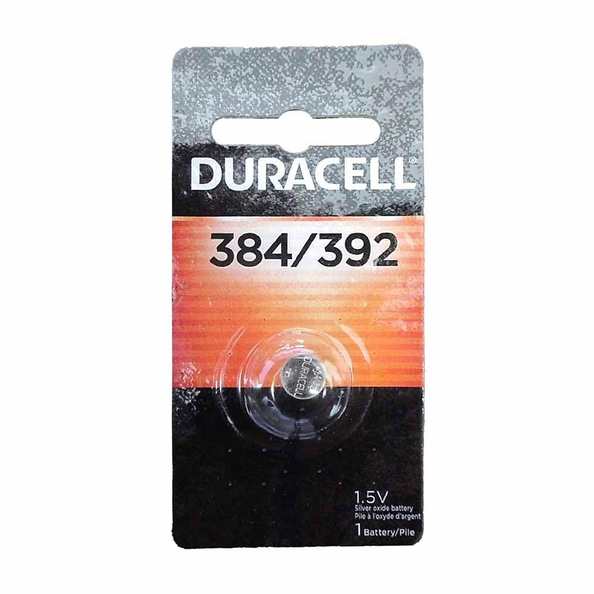 Duracell – 384/392 1.5V Silver Oxide Button Battery – long-lasting battery – 1 count