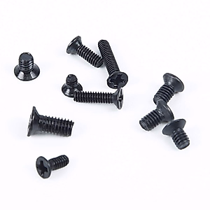 220pcs M2 M2.5 for Laptop for Computer Black Fastener Screw Assortment Repair Tool Kit SCRW-138367