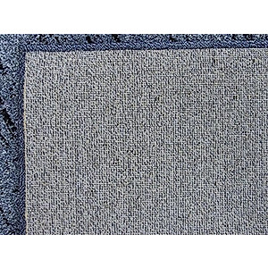 Unique Loom Del Mar Collection Area Rug-Transitional Inspired with Modern Contemporary Design, Rectangular 9' 0" x 12' 2", Blue/Navy Blue