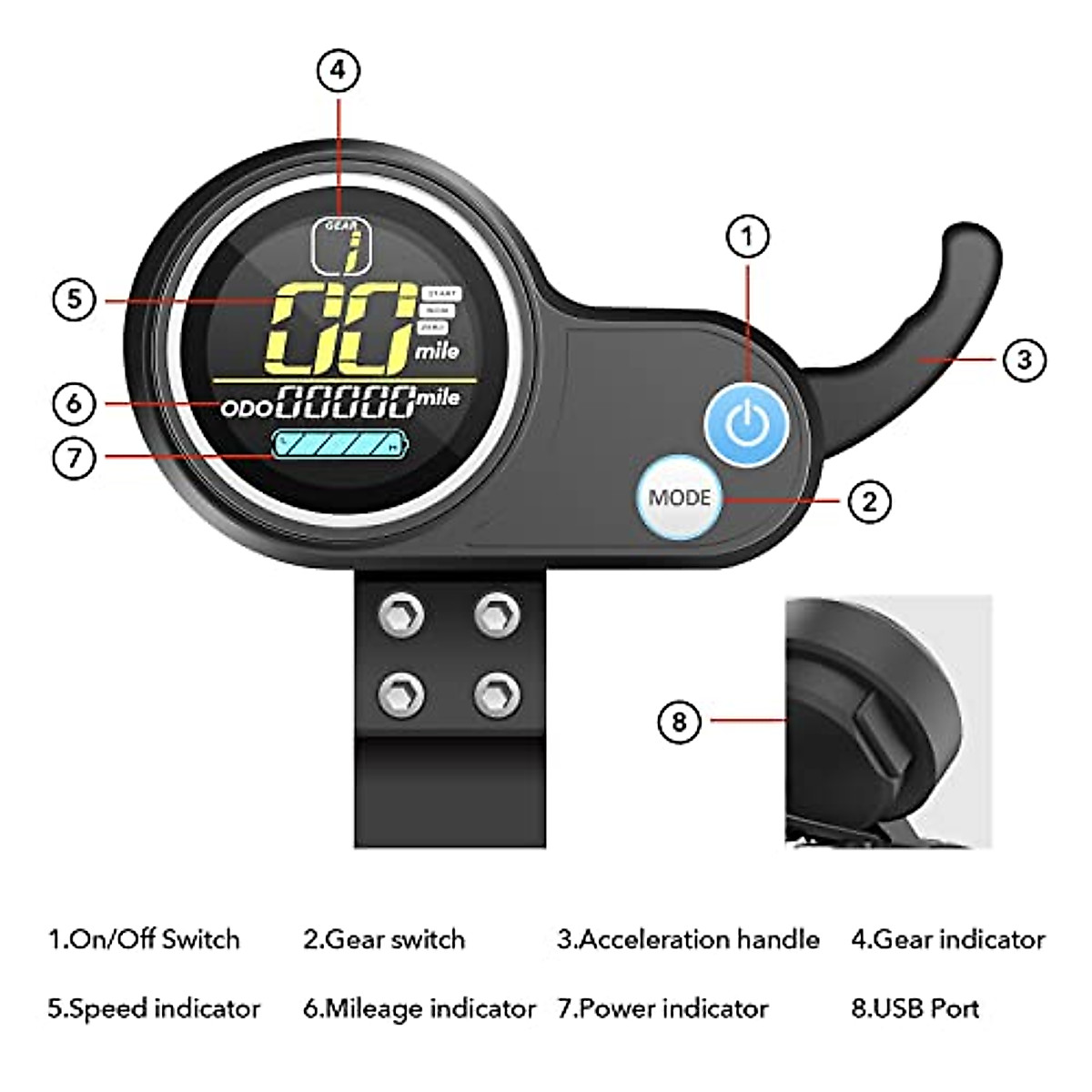 JOYOR Y7-S Electric Scooter for Adults, Max 31 MPH and 43.5-56 Miles Long-Range, Dual Suspension, 10 Inch Off-Road Tires Foldable Electric Scooter for Commute and Travel - Black