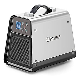 BaseAire Ozone Generator 7,000 mg/h High Capacity O3 Home Ozone Machine for Rooms, Smoke, Cars and Pets, Compact, Portable, Best for Odor Stop Control (888 Pro)