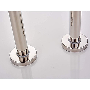 Grab Bars for Bathtubs and Showers, 24" U-shaped Bathroom Grab Bar, 304 Stainless Steel Wall Mount Safety Toilet Handle, Non-slip Balance Bar, Elderly Assist Support Railing, Easy to Grip Safety Showe