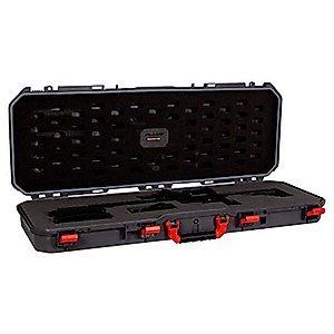 Plano All Weather 42 Inch AW2 Tactical Case with Rustrictor, Premium Gun Case with Perforated Pluck Foam for Custom Protection, Black