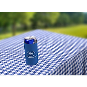 Wedding Party Supplies Any Text Custom Coolie 24-Pack Personalized Ultra Slim Can Coolies Twilight