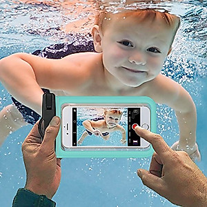 Buylen Universal Waterproof Case with Super Sealability Technology, Cellphone Dry Bag Pouch with Sensitive PVC Touch Screen for Cellphone Up to 6.0" Diagonal