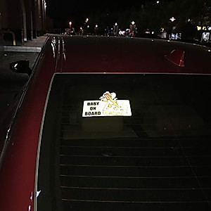 Baby on Board Sign for Car Kids Safety Baby on Board Stickers (2 Pieces) (Jerry)