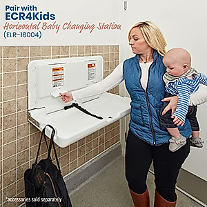 ECR4Kids 2-Ply Disposable Sanitary Liner, Changing Station Tissue, White, 500-Pack